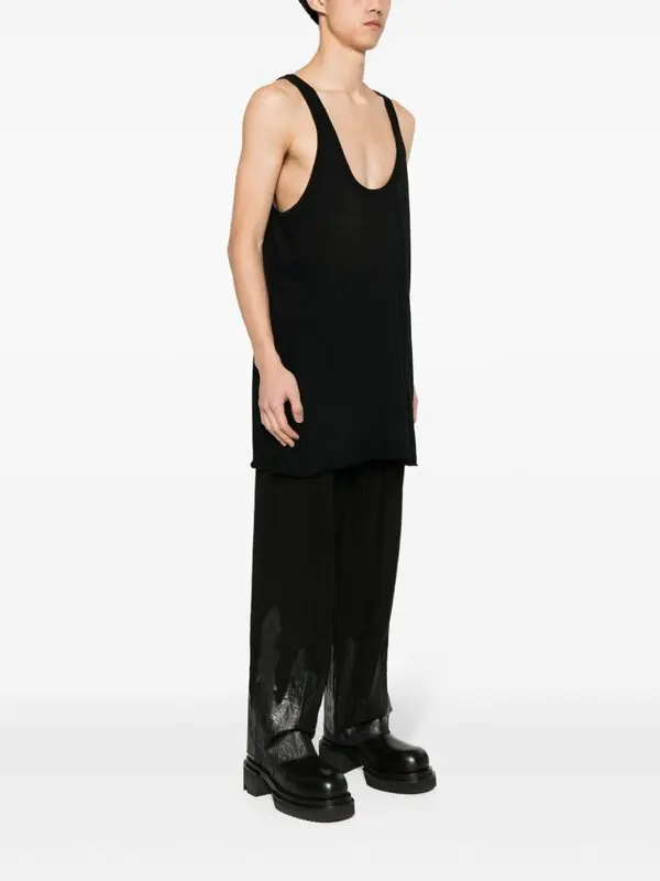 Rick Owens Fog Cotton Tank Top