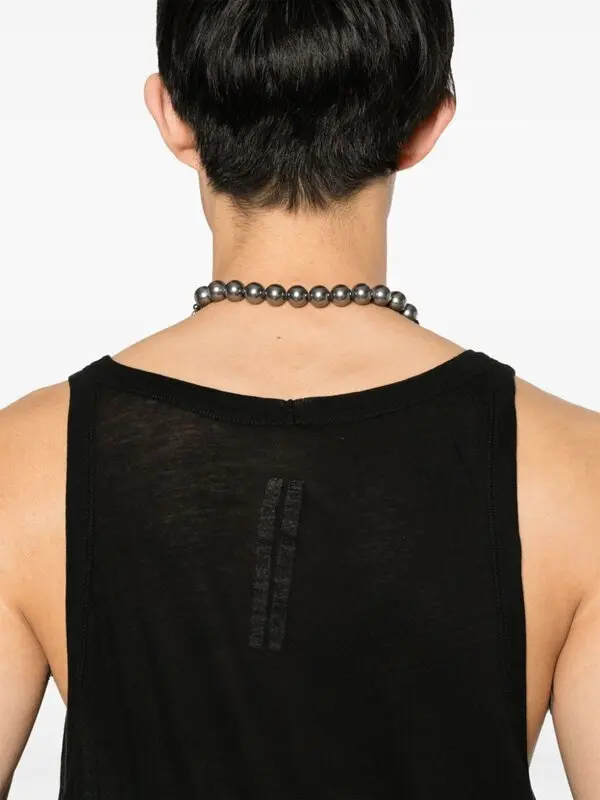 Rick Owens Fog Cotton Tank Top