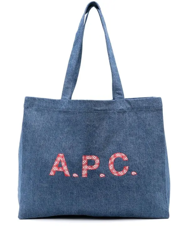 A.p.c. Diane Denim Tote Bag - Blue