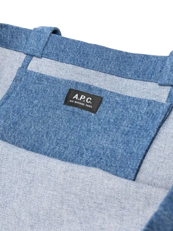 A.p.c. Diane Denim Tote Bag - Blue