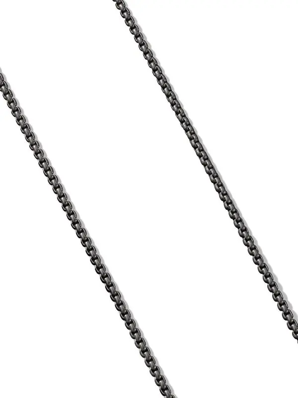 David Yurman Stainless Steel Box Chain Necklace