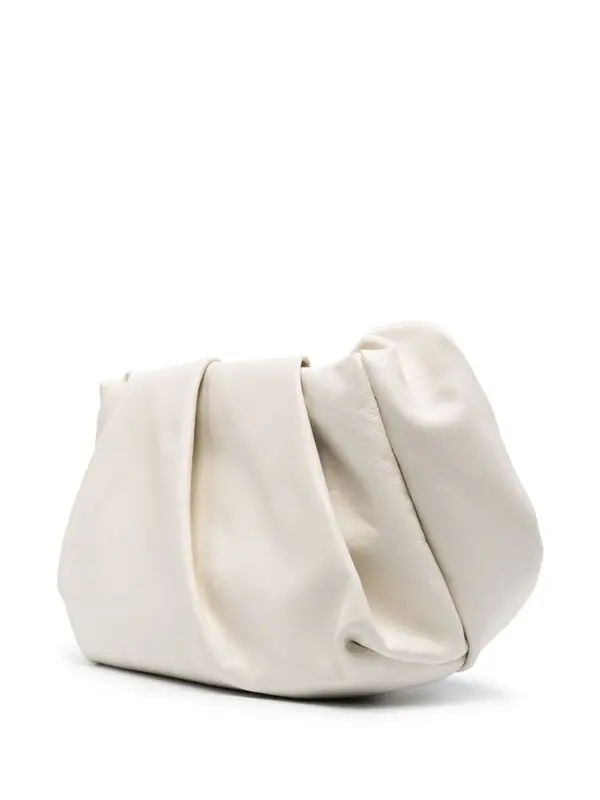 Burberry Leather Rose Clutch - Neutrals