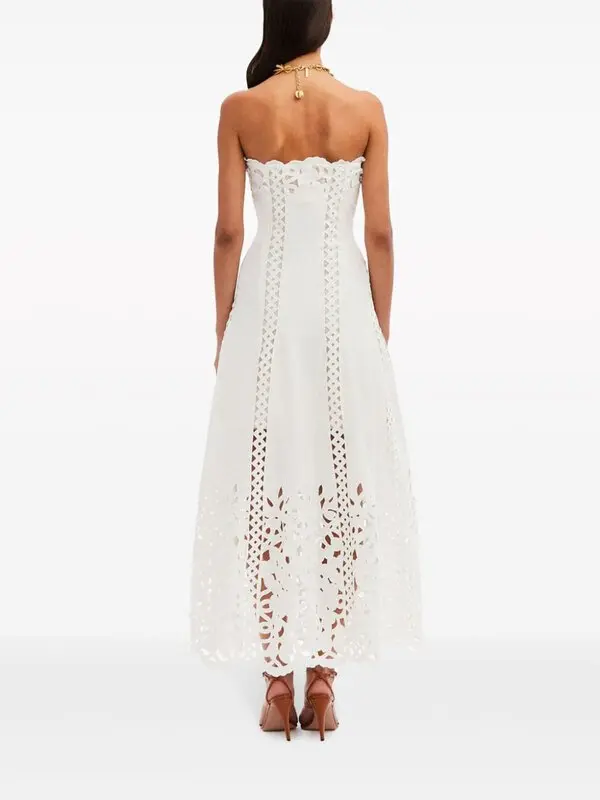 long slip dress with lace Long lace slip dress with ultra-fine straps