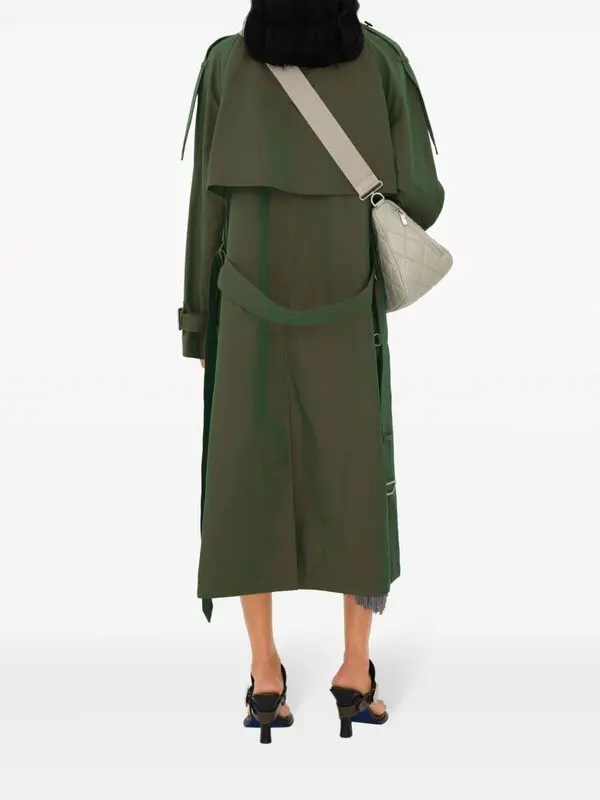 Burberry Long Cotton Trench Coat
