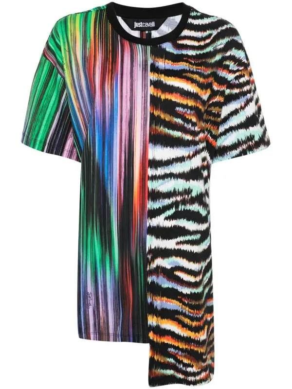 Just Cavalli Contrasting Striped T-shirt