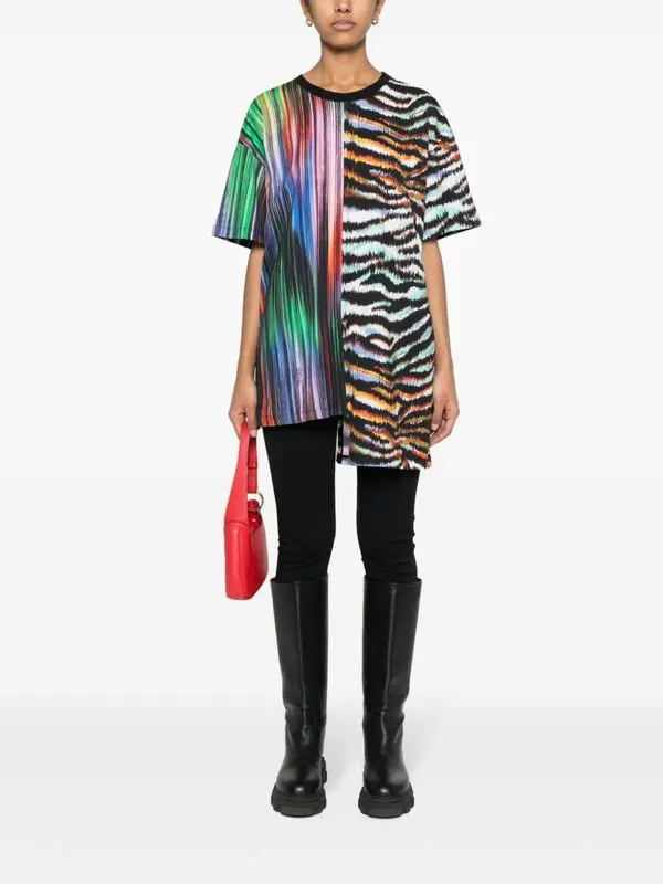 Just Cavalli Contrasting Striped T-shirt
