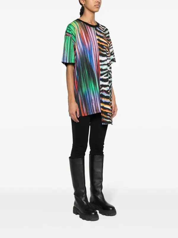 Just Cavalli Contrasting Striped T-shirt