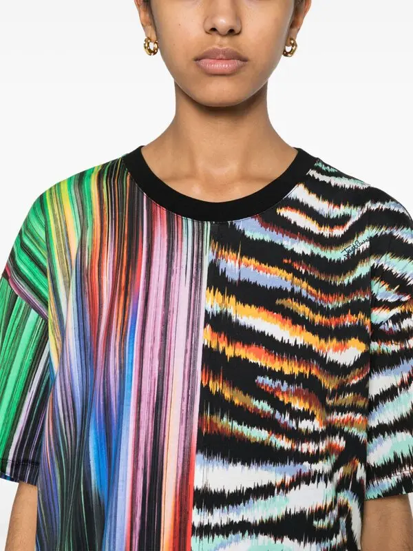 Just Cavalli Contrasting Striped T-shirt