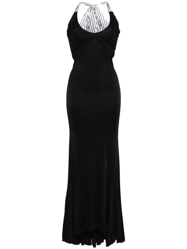 V:PM ATELIER Misty Satin Maxi Dress