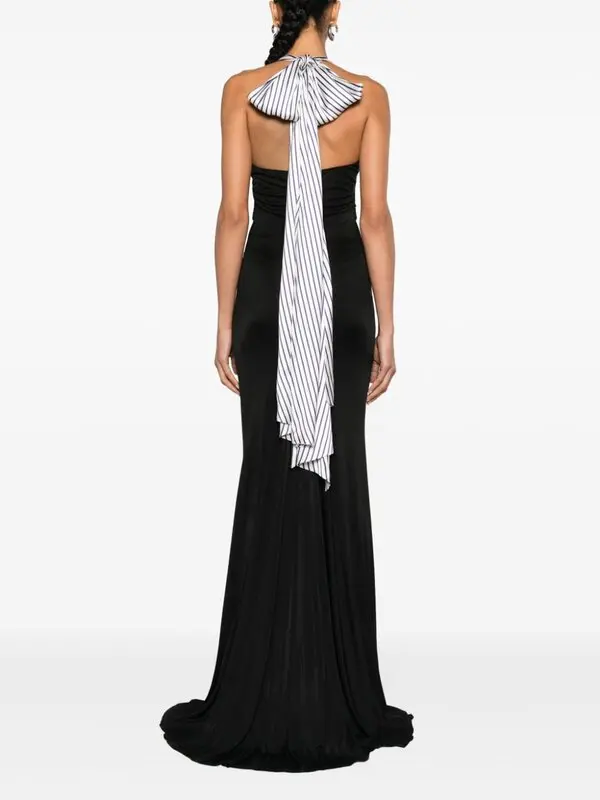 V:PM ATELIER Misty Satin Maxi Dress