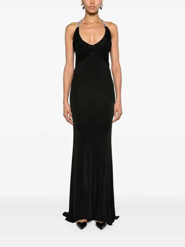 V:PM ATELIER Misty Satin Maxi Dress