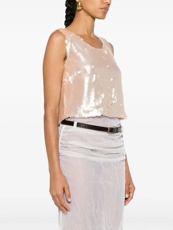 V:PM ATELIER Citrus Sequin Top