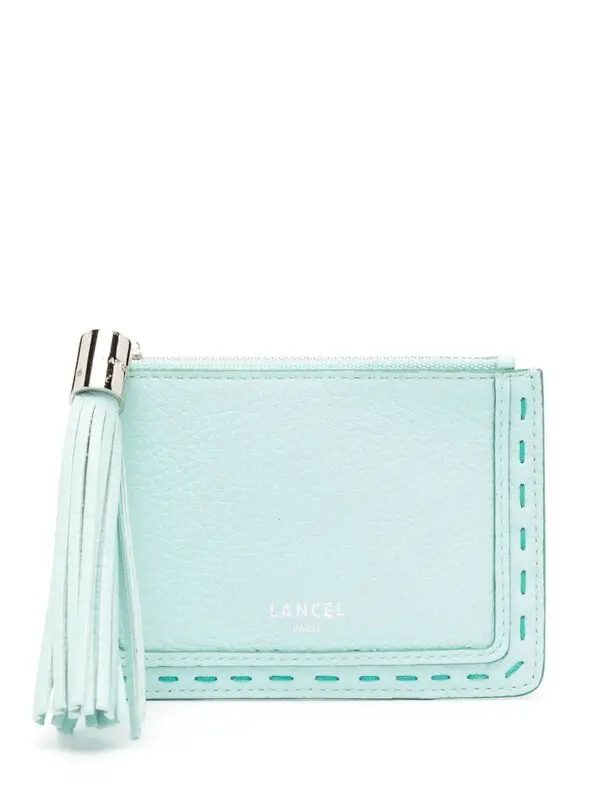 LANCEL Premier Flirt Leather Cardholder - Blue