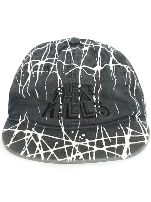 GALLERY DEPT. Atk Paint Stripe Cotton-twill Cap - Black
