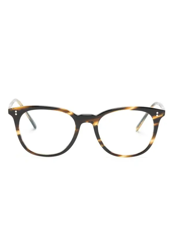 Oliver Spencer Josianne Square-frame Eyeglasses - Brown