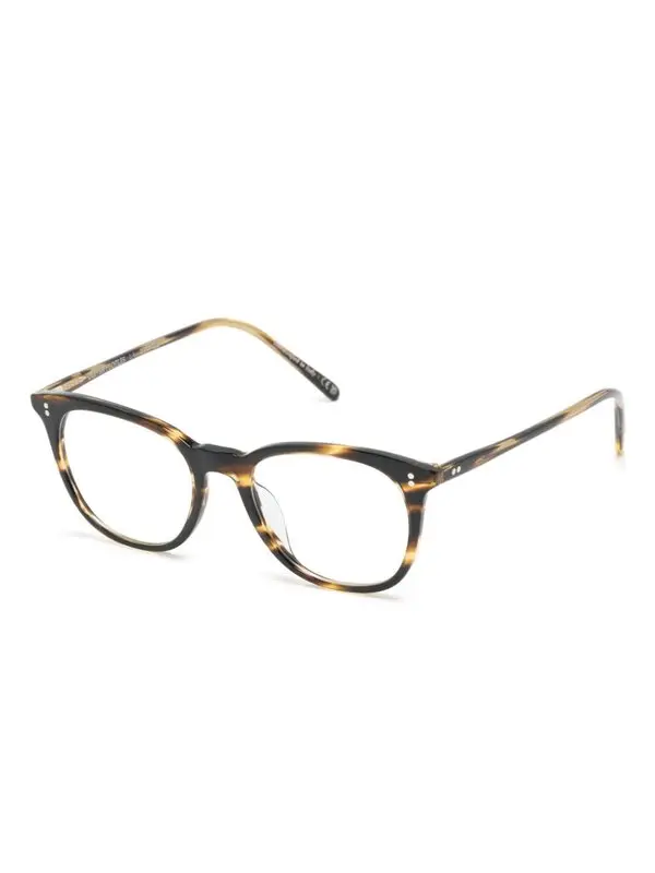 Oliver Spencer Josianne Square-frame Eyeglasses - Brown
