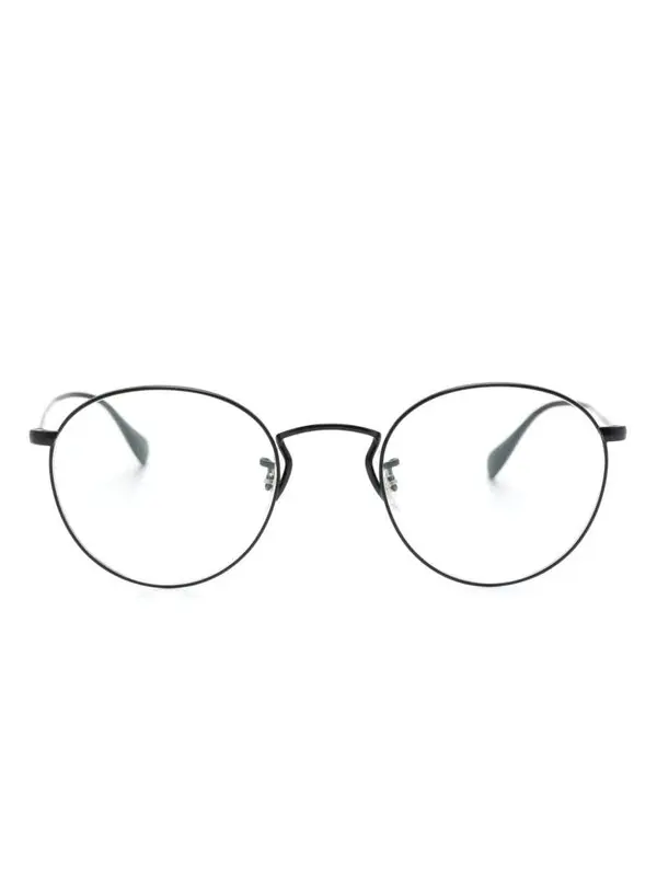 Oliver Spencer Artemio-r Pantos-frame Eyeglasses - Black