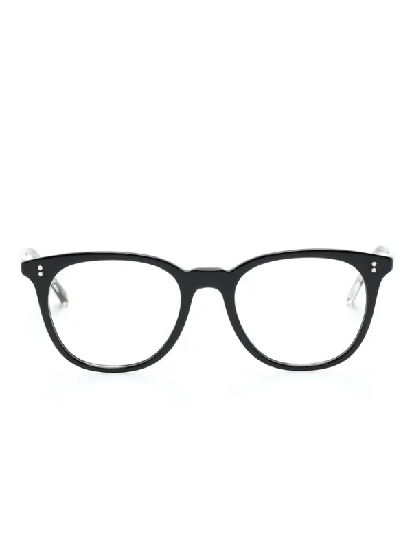 Oliver Spencer Round-frame Glasses - Black