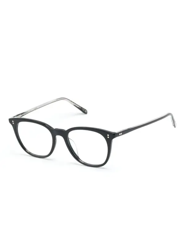 Oliver Spencer Round-frame Glasses - Black