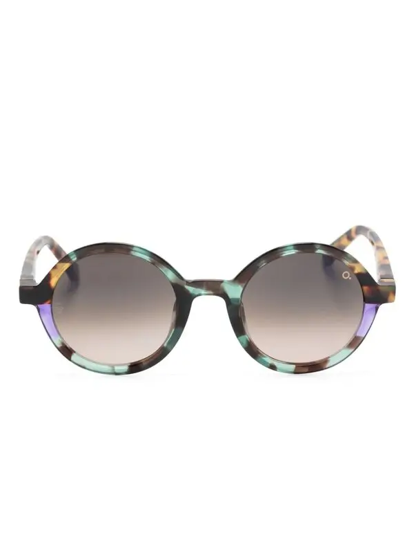 ETNIA BARCELONA Sagrera Round-frame Sunglasses - Green