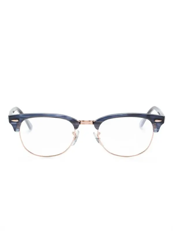 Ray-ban Clubmaster Square-frame Eyeglasses - Blue