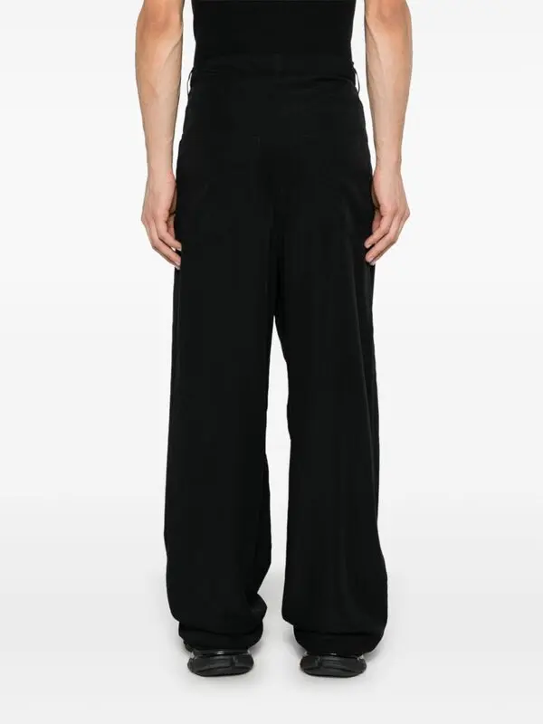 Balenciaga Wide-Leg Trousers In Black - 61% Off | Editorialist