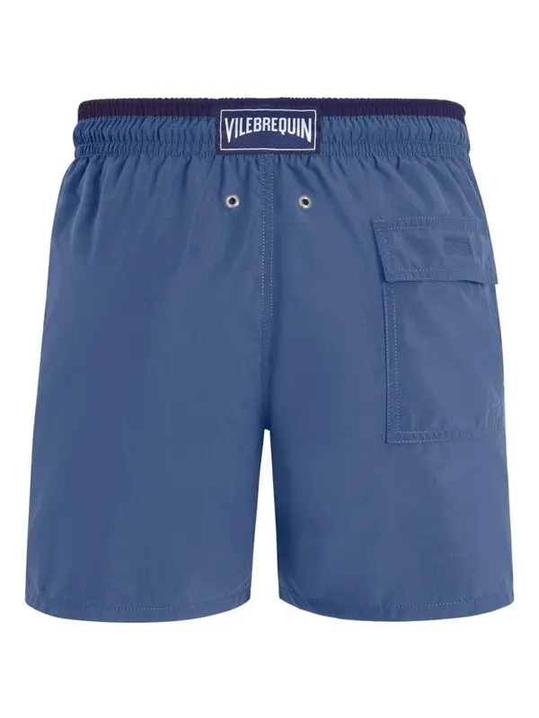 Vilebrequin Logo-embroidered Swim Shorts - Blue