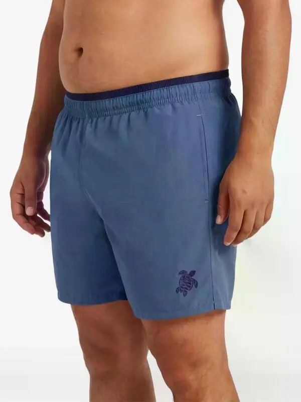 Vilebrequin Logo-embroidered Swim Shorts - Blue