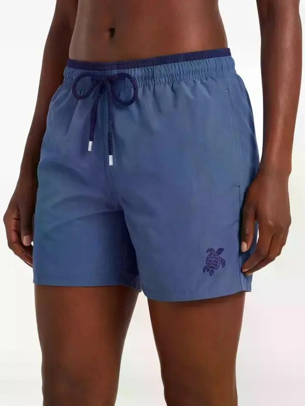Vilebrequin Logo-embroidered Swim Shorts - Blue