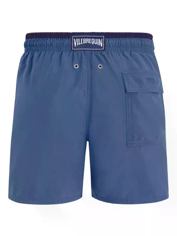 Vilebrequin Logo-embroidered Swim Shorts - Blue