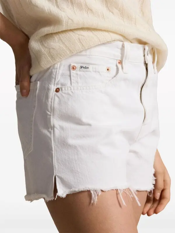 Ralph Lauren Raw-cut Denim Shorts