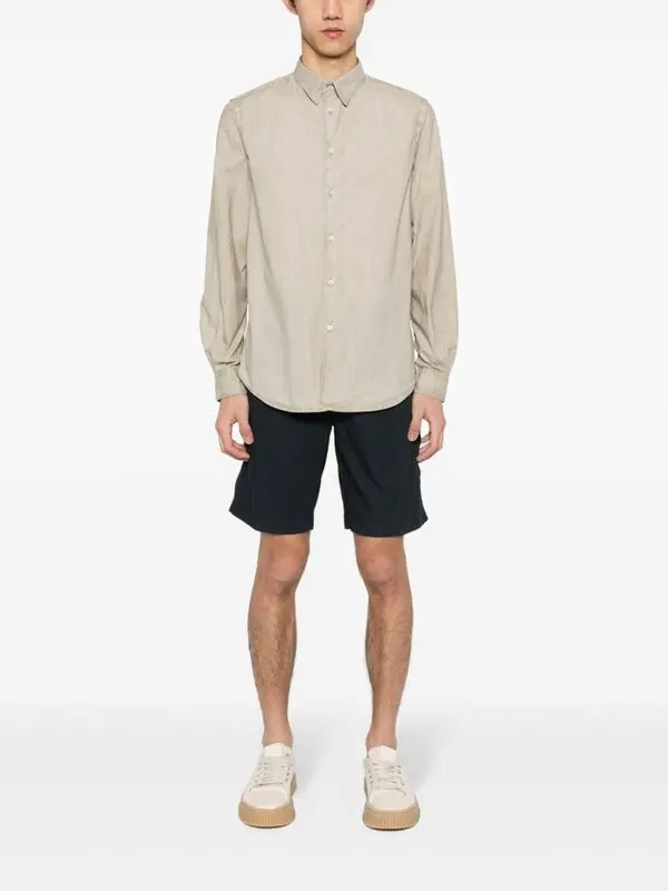 Aspesi Pressed-crease Cotton Shorts