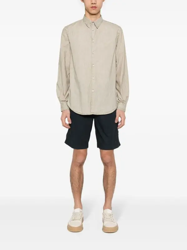 Aspesi Long-sleeve Cotton Shirt - Neutrals