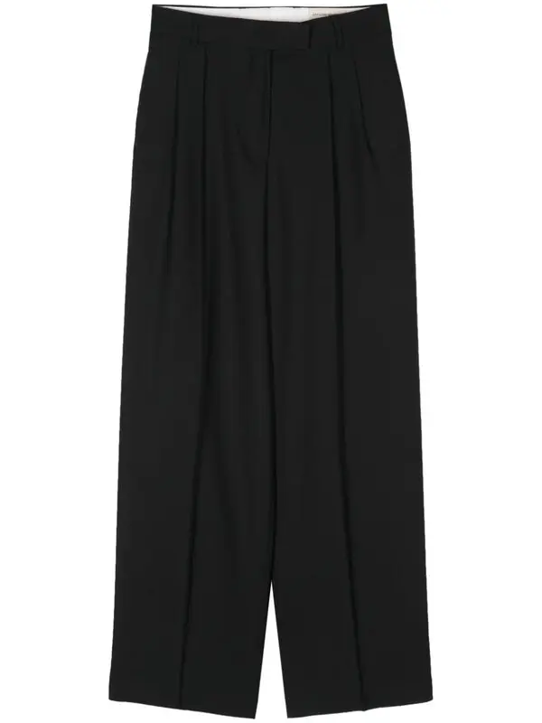 Officine Générale Pleated Tapered Trousers