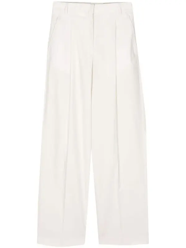 Officine Générale Pleated Poplin Trousers
