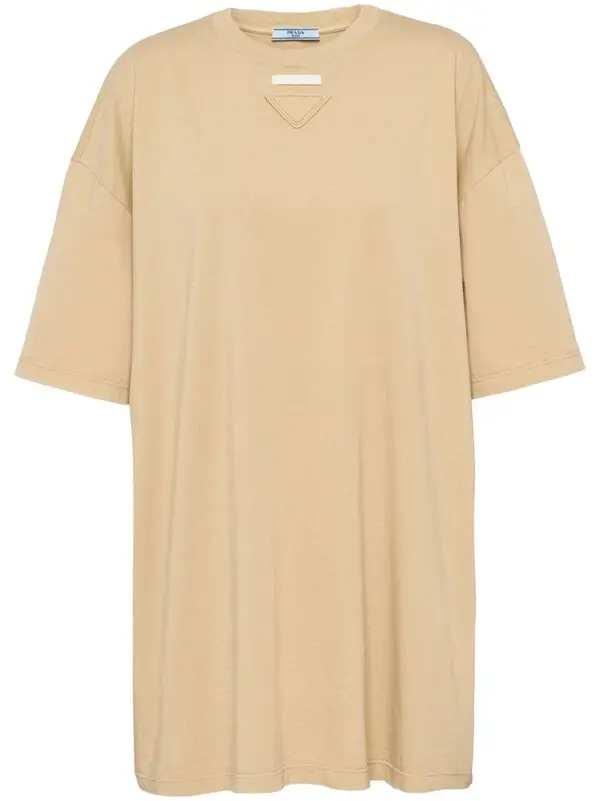 Prada Triangle-logo Cotton T-shirt