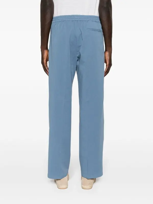 Canali Drawstring-waist Trousers - Blue