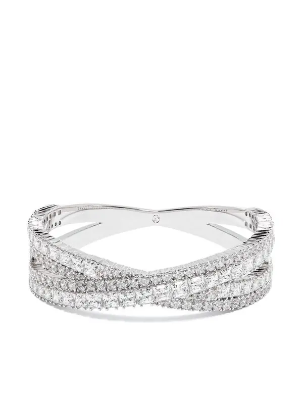 SWAROVSKI Hyperbola Cuff Bracelet - White