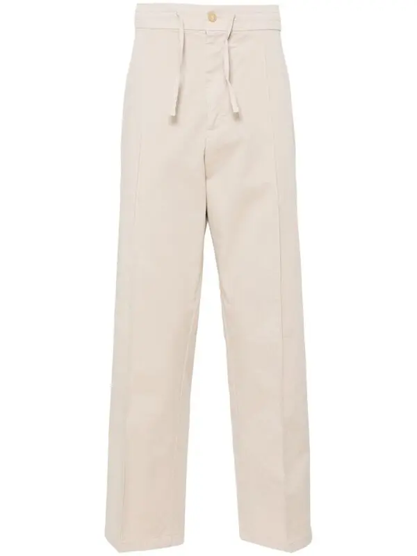 Canali Straight-leg Trousers - Neutrals