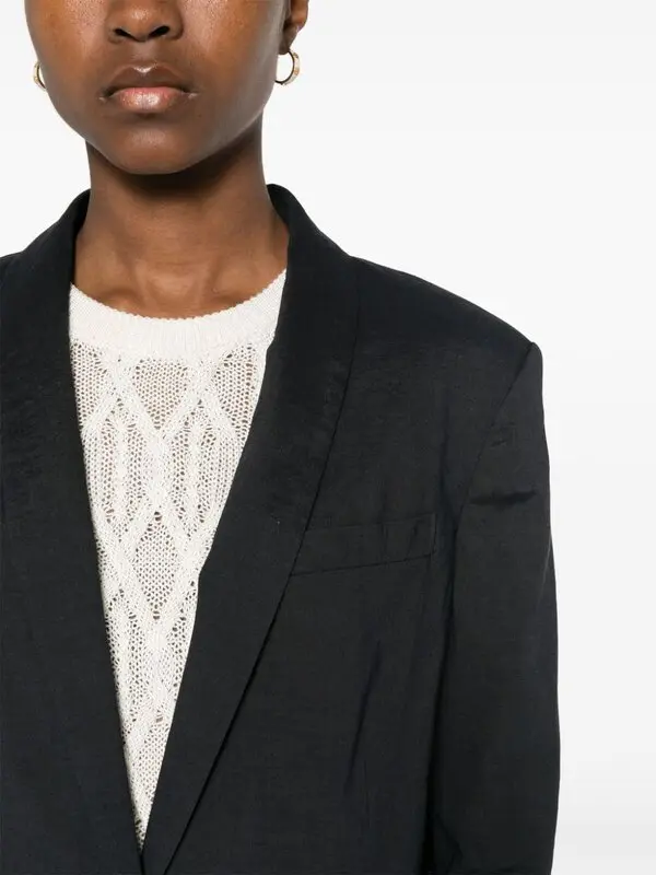 Theory Shawl-lapel Single-breasted Blazer