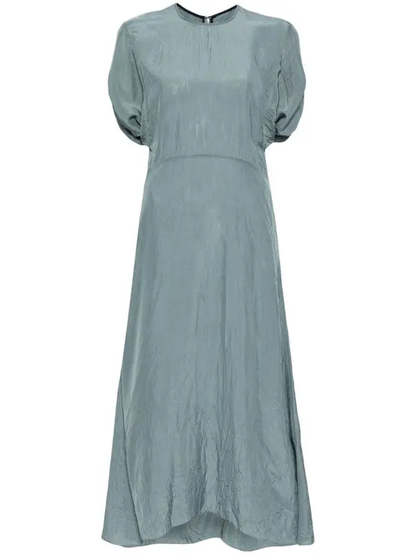 Victoria Beckham Gathered-detail Midi Dress