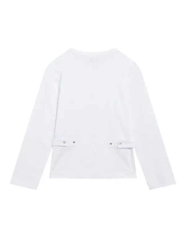 AGNES B. Le Petit Cotton Cardigan - White