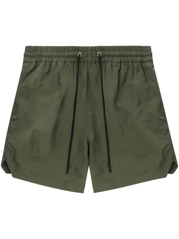 SUNFLOWER Elasticated-waistband Track Shorts - Green