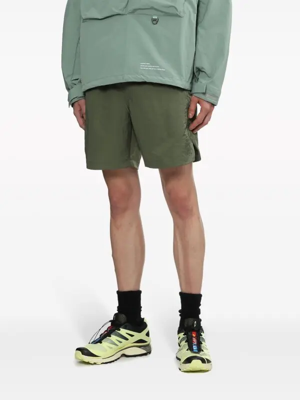 SUNFLOWER Elasticated-waistband Track Shorts - Green