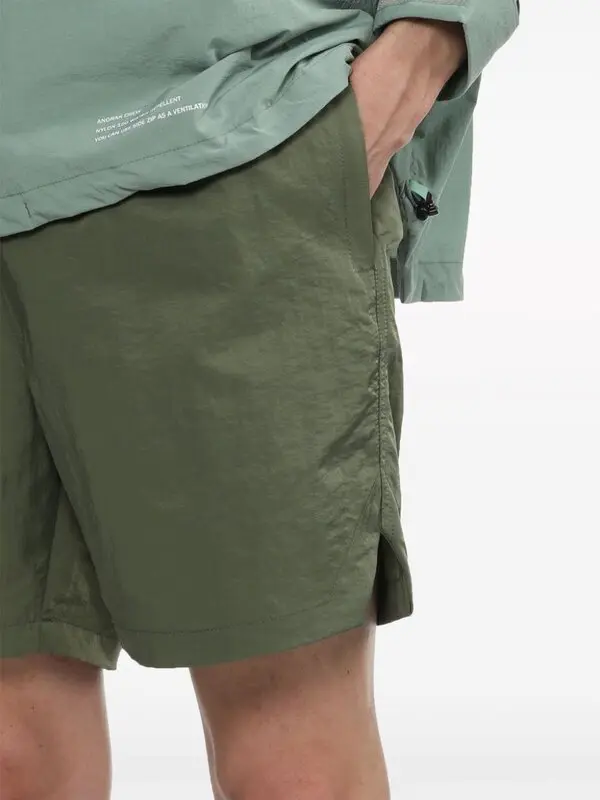 SUNFLOWER Elasticated-waistband Track Shorts - Green