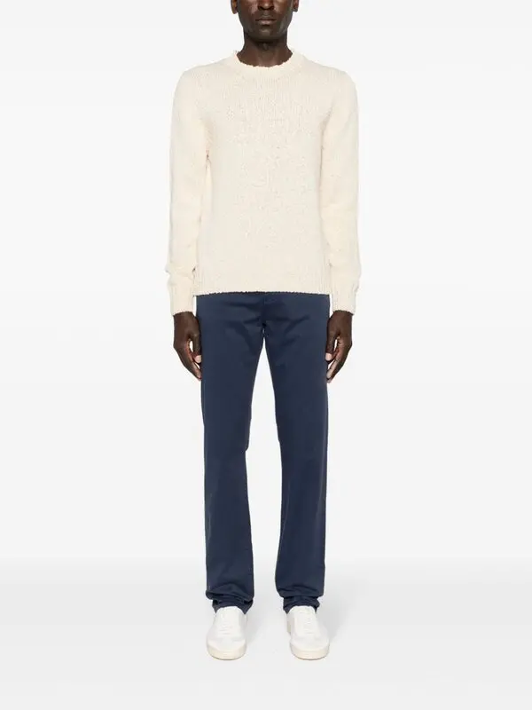 Canali Cotton Jumper - Neutrals