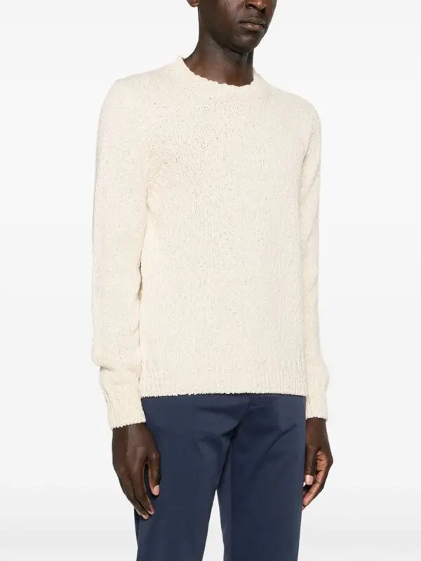 Canali Cotton Jumper - Neutrals