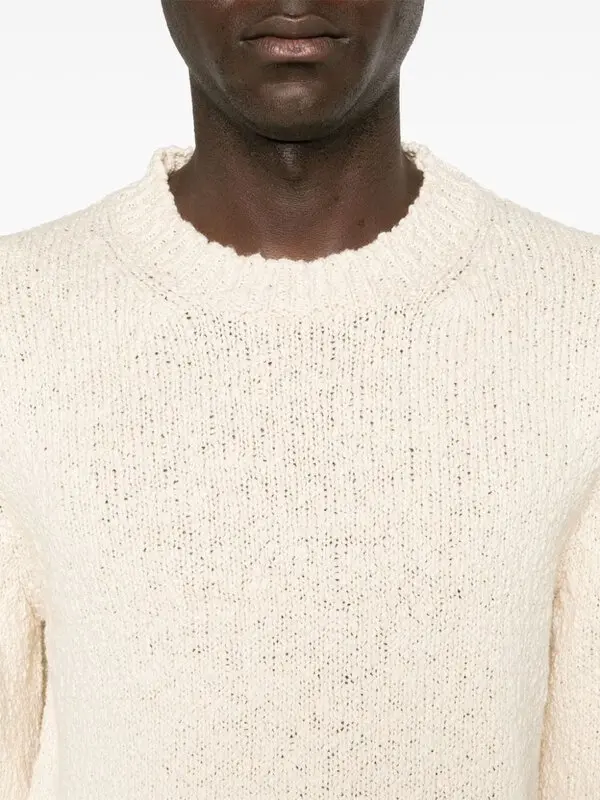 Canali Cotton Jumper - Neutrals