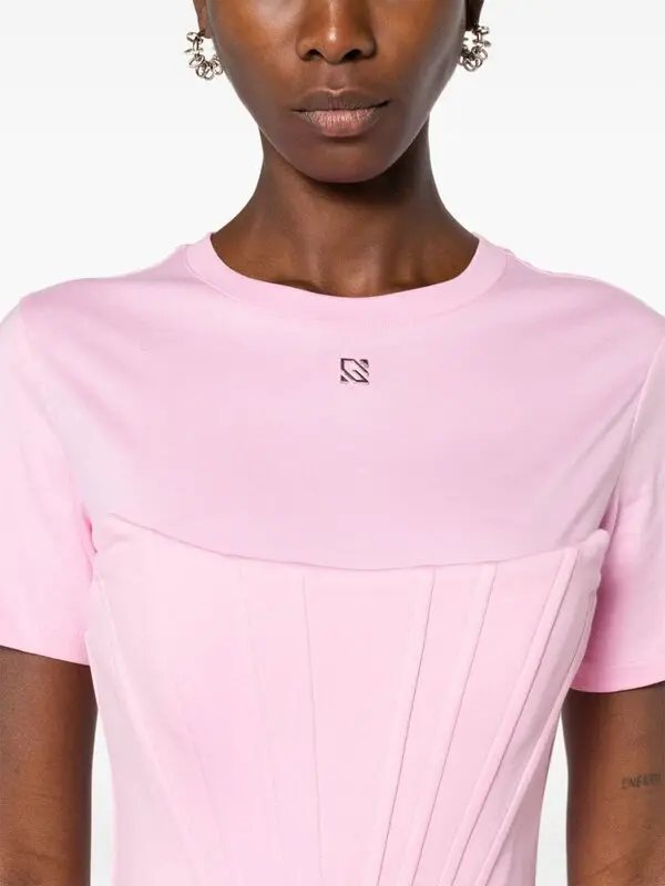 Giuseppe Di Morabito Corset-insert T-shirt Dress