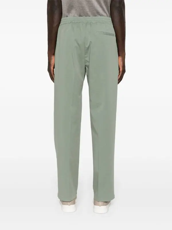 Canali Drawstring-waist Straight-leg Trousers